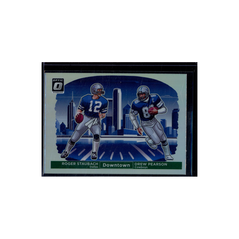 Roger Staubach Drew Pearson 2024 Panini Donruss Optic Football Downtow ...