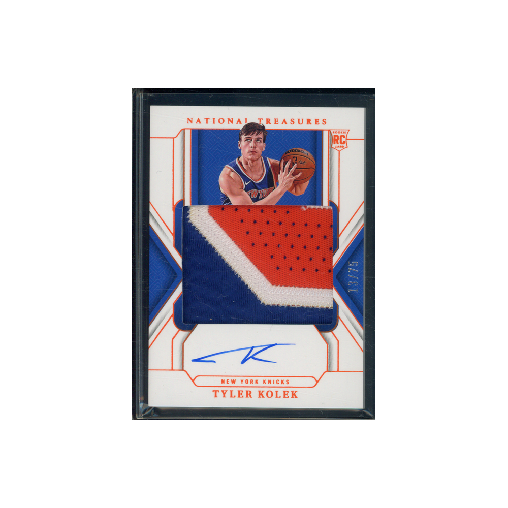 Tyler Kolek 2024-25 Panini National Treasures Basketball RPA /75 – Zipster