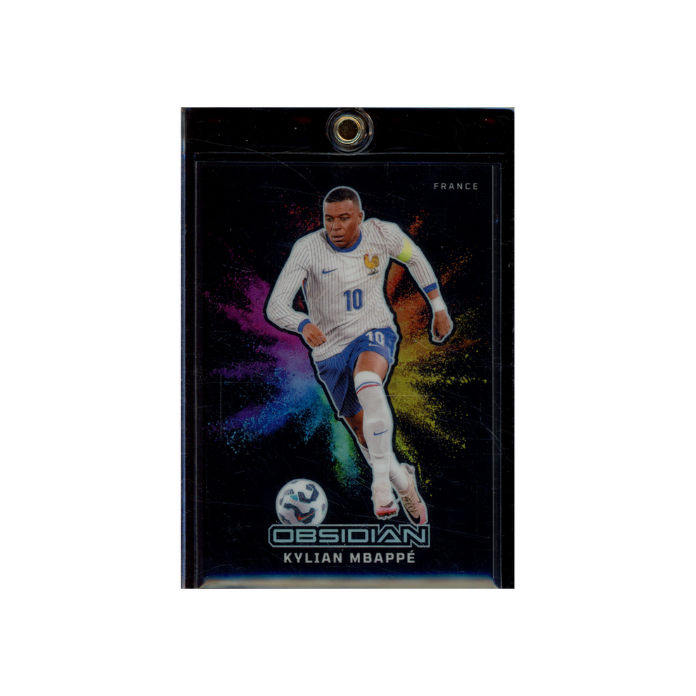 Kylian Mbappe 2024-25 Panini Obsidian Soccer Color Blast – Zipster